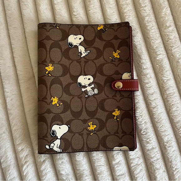 Coach | Office | Coach X Peanuts Signature Canvas Notebook Cover With ...